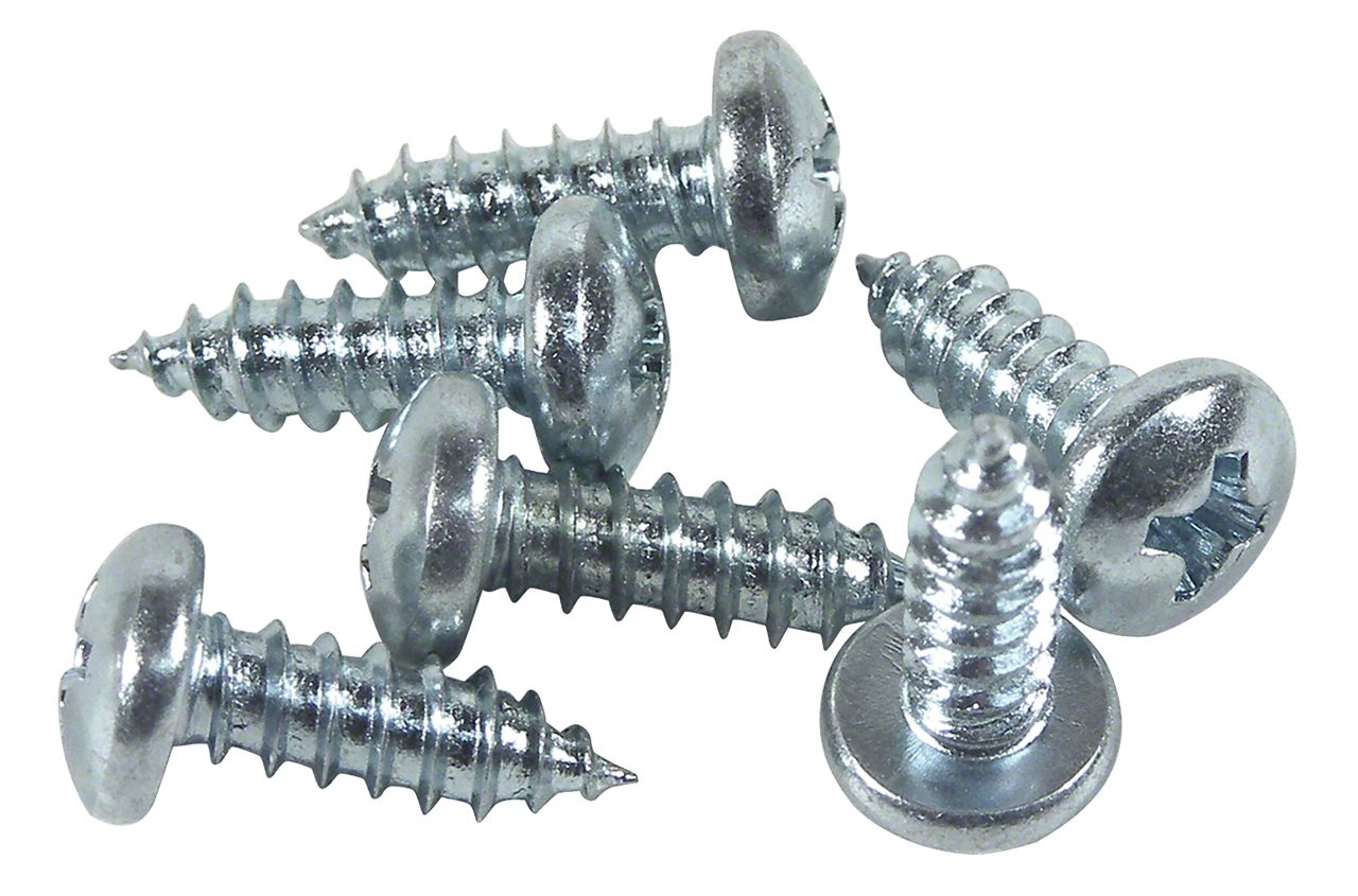 CA Ecklers Grille Molding Screw Set; 6-Pieces K1143 (63-64 Corvette C2)