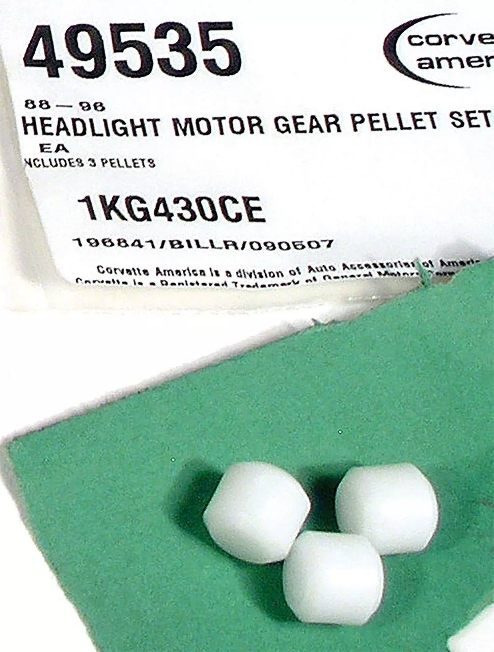 Auto Accessories of America Ecklers Headlight Motor Gear Pellet Set ...