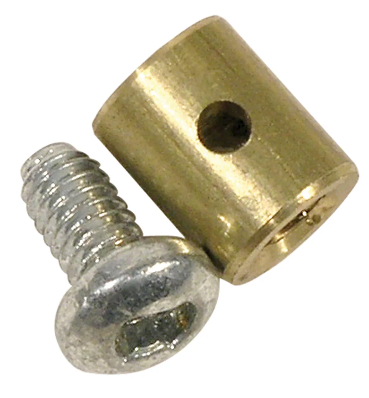 Auto Accessories of America Ecklers Hood Cable Stop. Brass with Screw ...