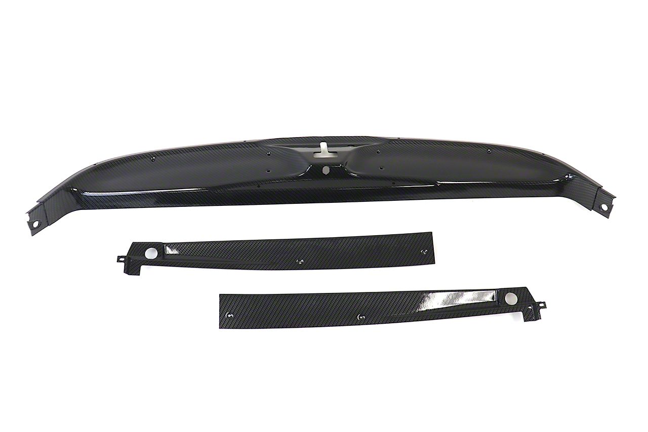 CA Ecklers Hydro Carbon Fiber Rear Deck Trim - 3 Piece Set - Gloss ...