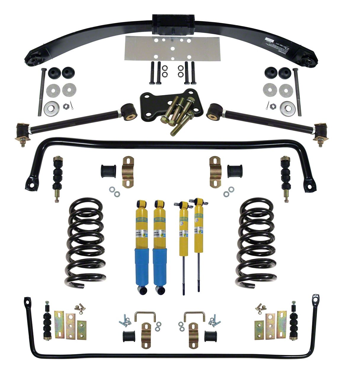 CA Ecklers Performance Suspension Kit with Fiberglass Monospring 40607 ...