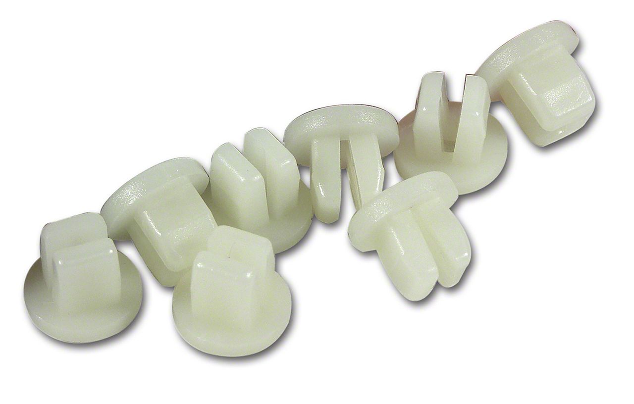 CA Ecklers 1966-1967 Corvette Rocker Panel Lower Plastic Nuts. 8 Piece ...