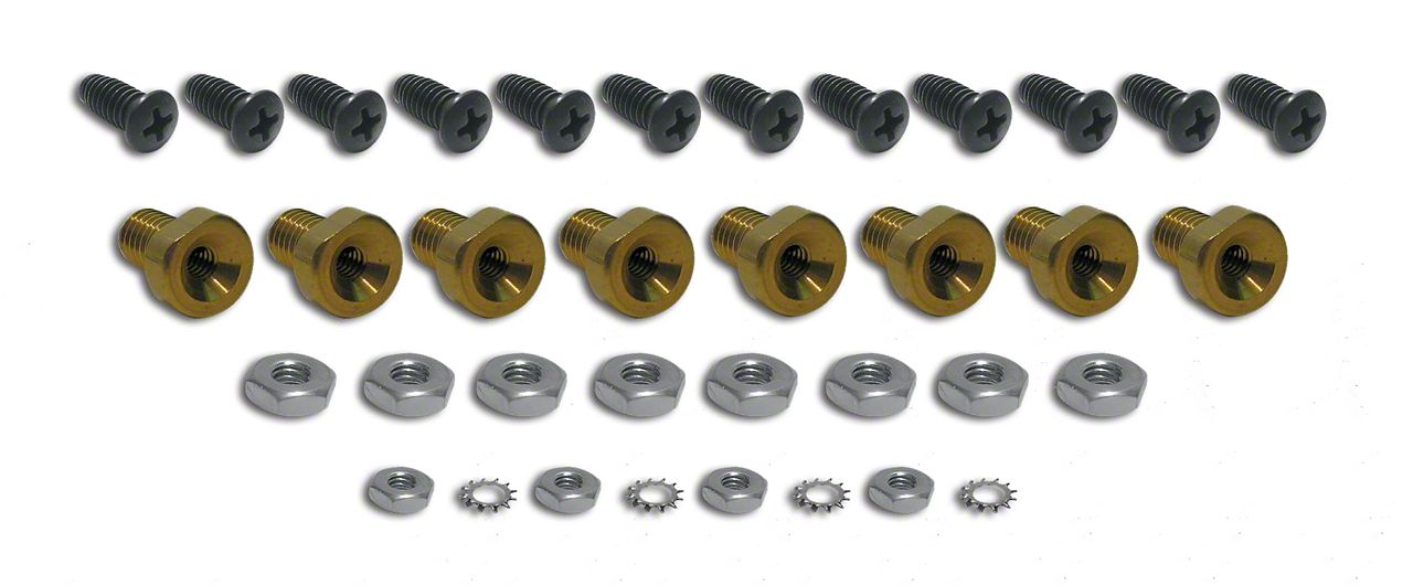 CA Ecklers Rocker Panel Mount Repair Kit with Screws 33751 (70-82 ...