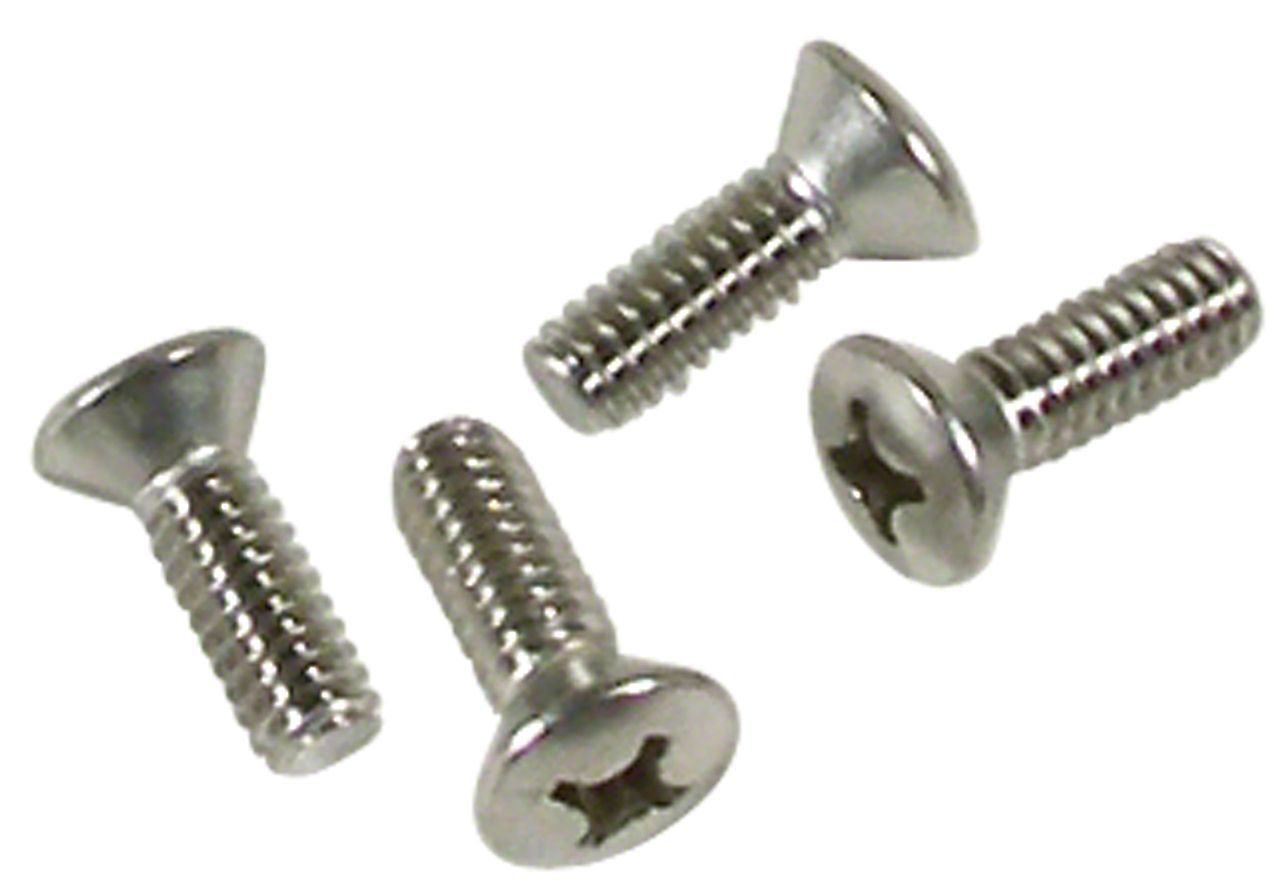 CA Ecklers Seat Bottom Catch Screws. 4 Piece Set K1324 (1967 Corvette C2)