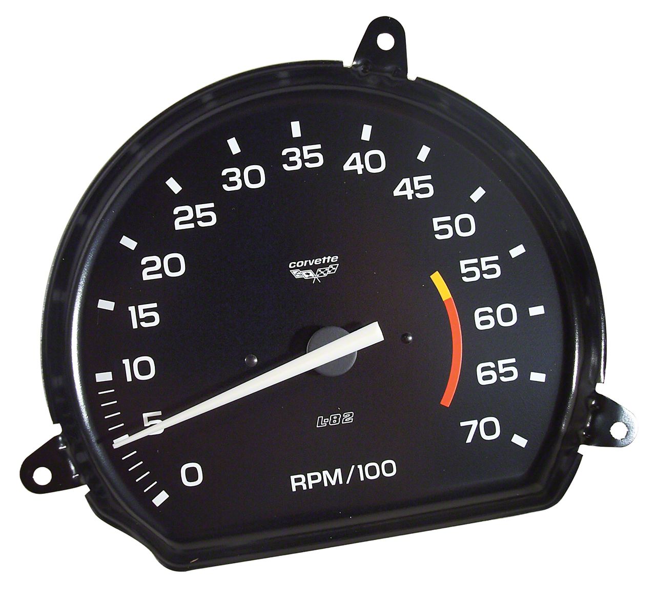 Ecklers Tachometer; 5600 RPM Redline (78-79 350 L82 V8 Corvette C3 w/ A/C)