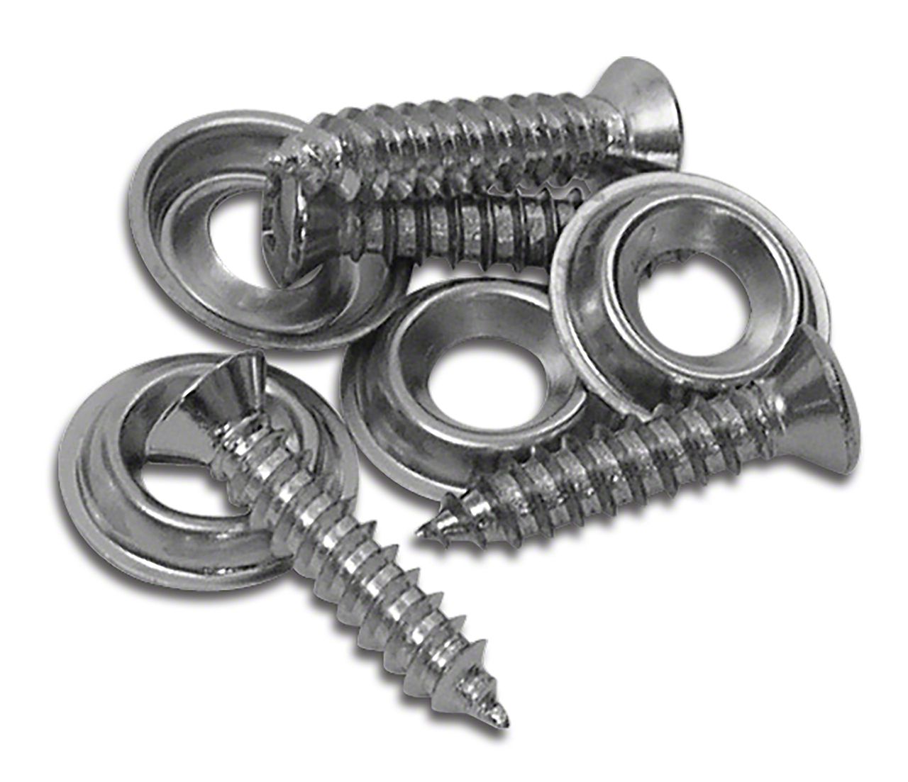 CA Ecklers Top Latch Screws; 8-Piece K1060 (56-62 Corvette C1 Convertible)