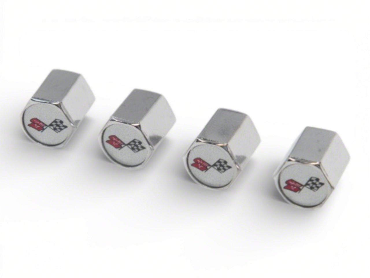 Auto Accessories of America Ecklers Valve Stem Caps. Chrome with Cross ...