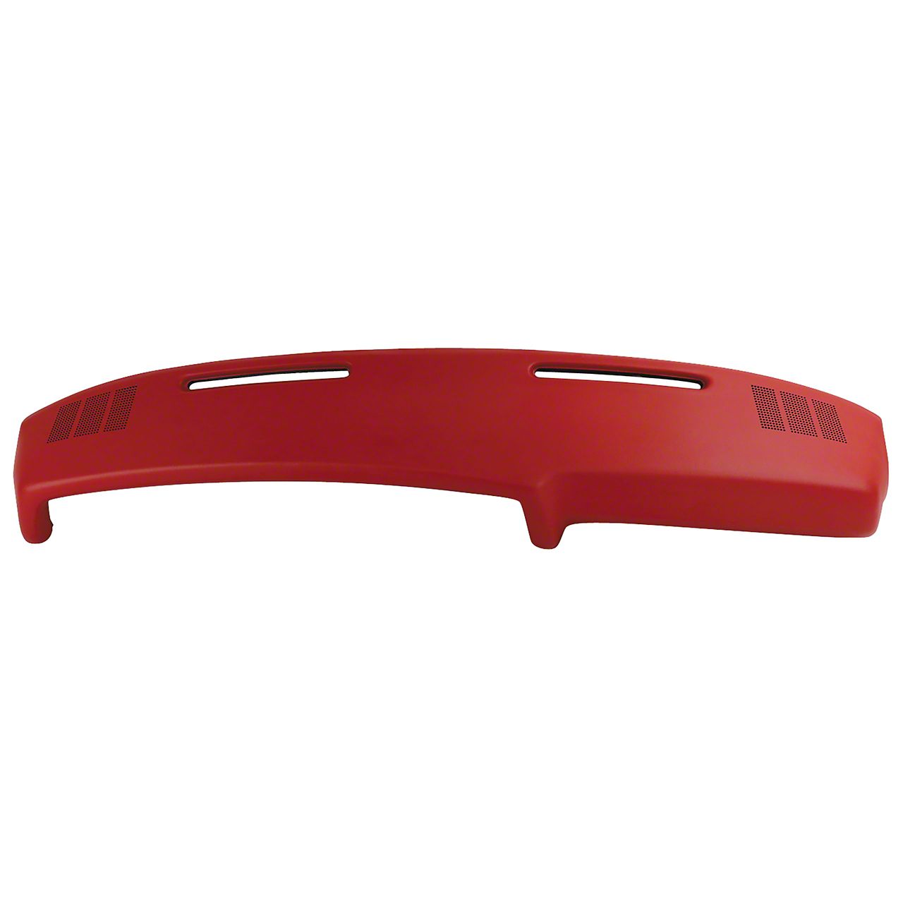 Ecklers Vinyl Dash Pad with Stereo Speaker Cutouts; Red (70-72 Monte Carlo)