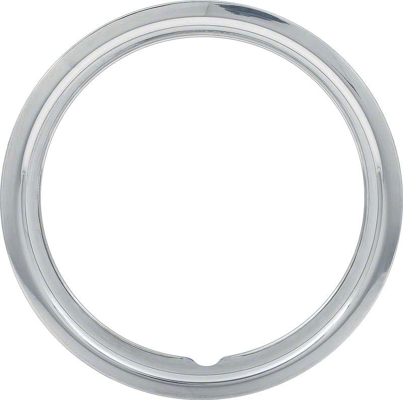 Ecklers 14-Inch Rally Wheel Trim Ring; 1-1/2-Inch Deep; Stainless Steel ...