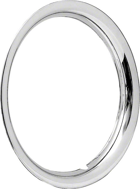 Ecklers 15-Inch Rally Wheel Trim Ring; 1-1/2-Inch Deep; Stainless Steel ...