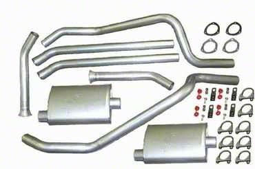 Ecklers 2.50-Inch Aluminized Header-Back Exhaust System with HVS ...