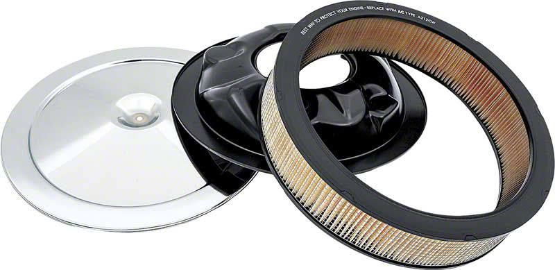 Ecklers Air Cleaner Assembly with Curved Imprint Verbiage On Lid; Open ...