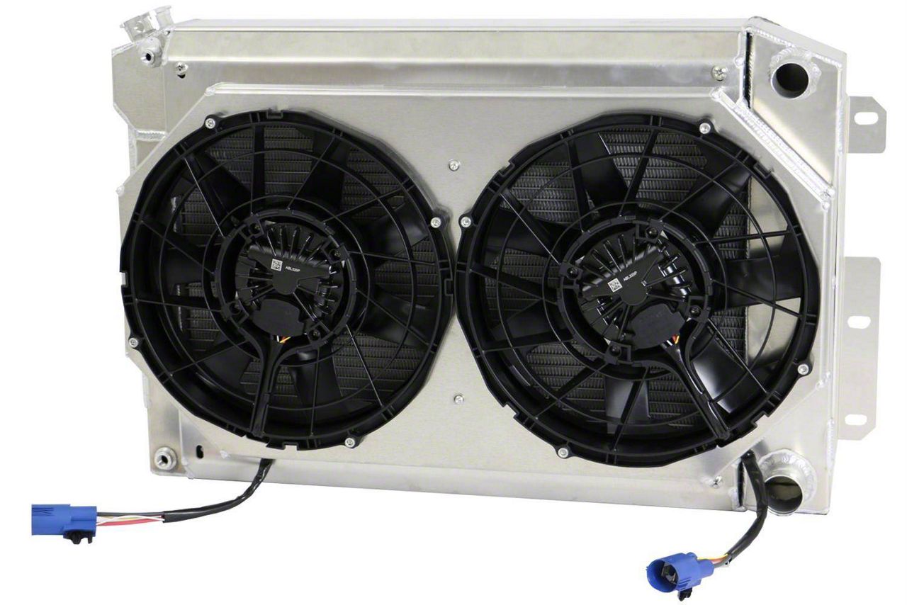 Ecklers Aluminum Radiator and Brushless Cooling Fan Kit; 2.75-Inch Core ...