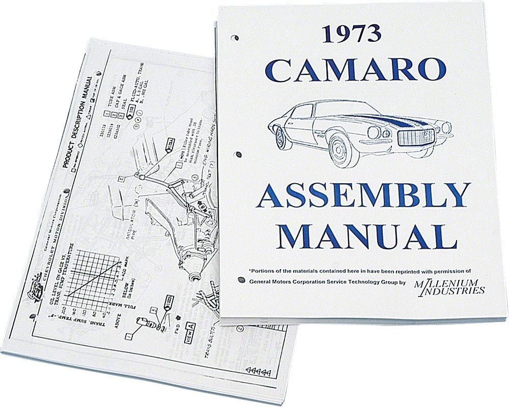 Ecklers 1973 Camaro Factory Assembly Manual
