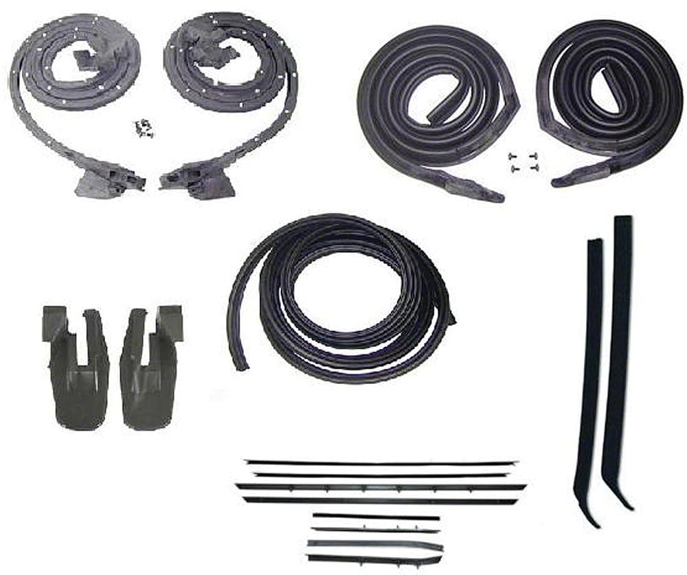 Ecklers Camaro Coupe Body Weatherstrip Kit, With Reproduction Window ...