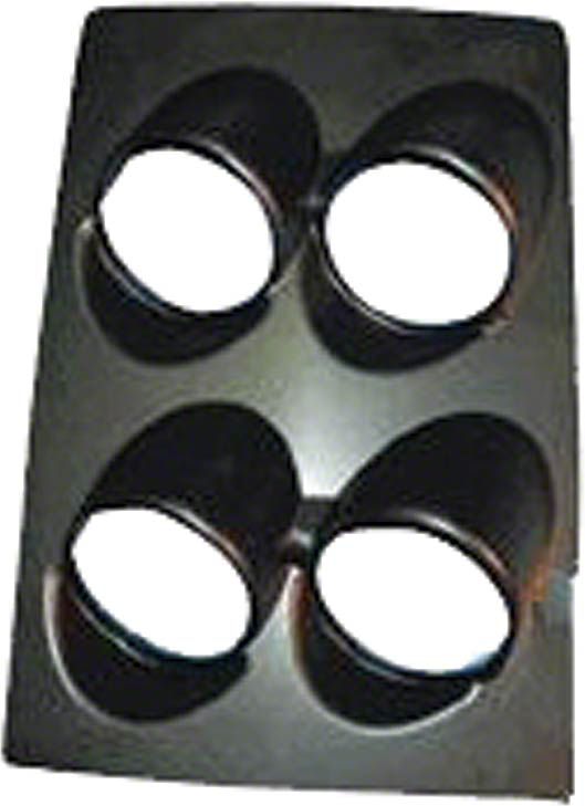 Ecklers Console Gauge Pod, Plastic With Black Smooth Look. (68-69 Camaro)