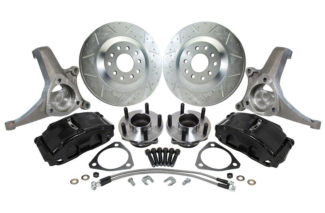 Ecklers Corvette Style Front Disc Brake Kit with C7 Hubs and Stock ...