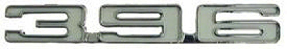 Ecklers Camaro Fender Emblem, 396, Right, 1968