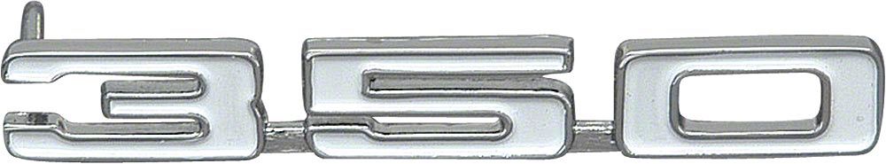 Ecklers Fender Emblem, Right Front, 350ci (1968 Camaro)