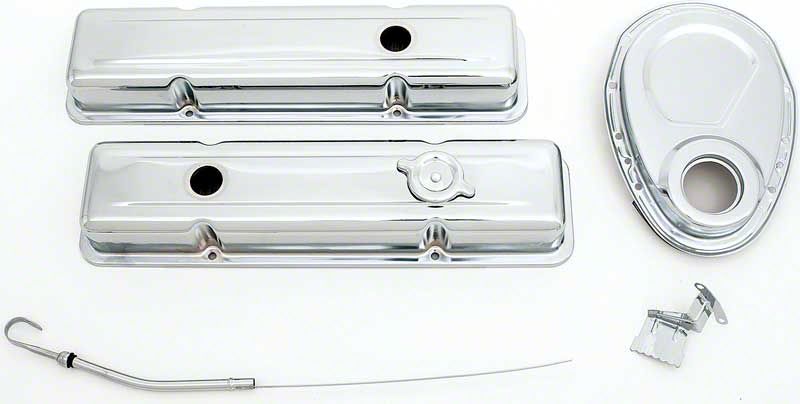 Ecklers Low Profile Valve Covers, Oil Cap, Dip Stick and Timing Chain ...