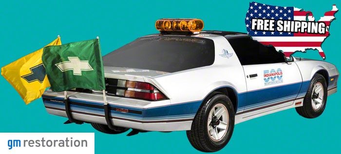 Ecklers Pace Car Decal Kit; Blue (1982 Camaro)