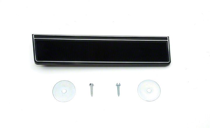 Ecklers 1969 Radio Delete Plate, Standard Ecklers 1969 Radio Delete Plate, Standard