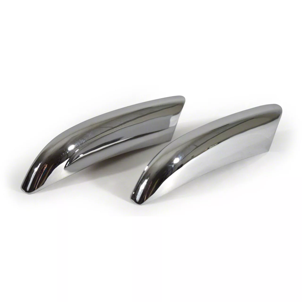 Ecklers Rear Bumper Guards; Chrome (67-68 Camaro)