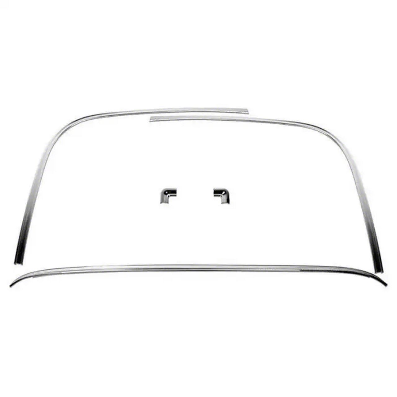 OPR Ecklers Rear Glass Molding Kit; Black Anodized LG-00-2126-A (70-74 ...