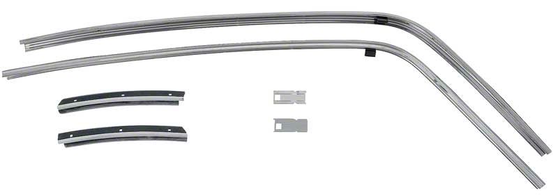 Ecklers Roof Rail Weatherstrip Channel Retainer Set (70-81 Camaro w/o T ...