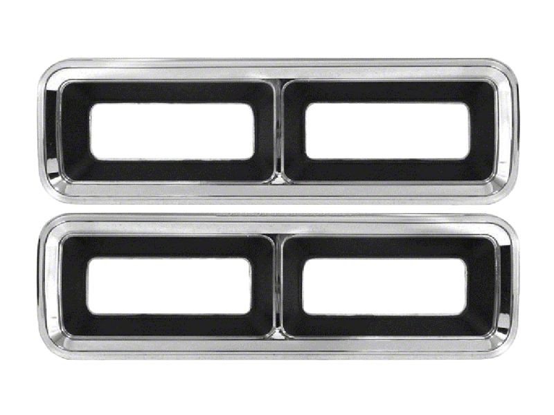 Taillight Housing Bezels Left And Right 1968