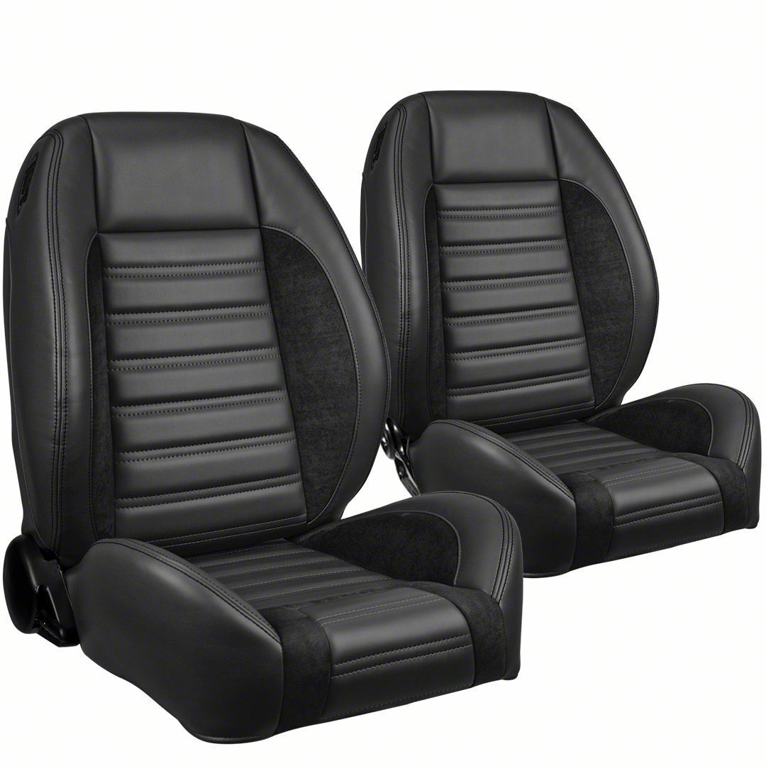 TMI Ecklers Pro-Series Universal Sport R Low Back Seats; Black Madrid ...