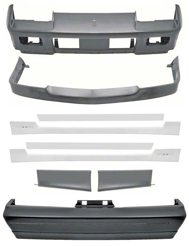 Ecklers Z28 Ground Effects Kit; Unpainted (85-90 Camaro)