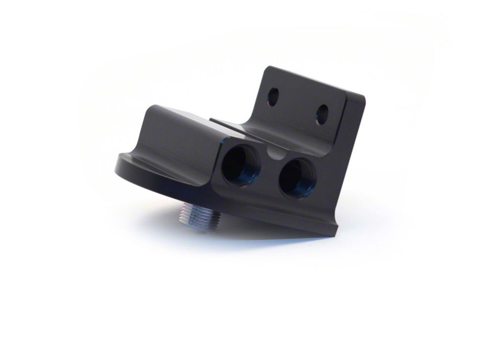 Canton Ecklers Billet Aluminum Remote Oil Filter Mount for Small Block ...