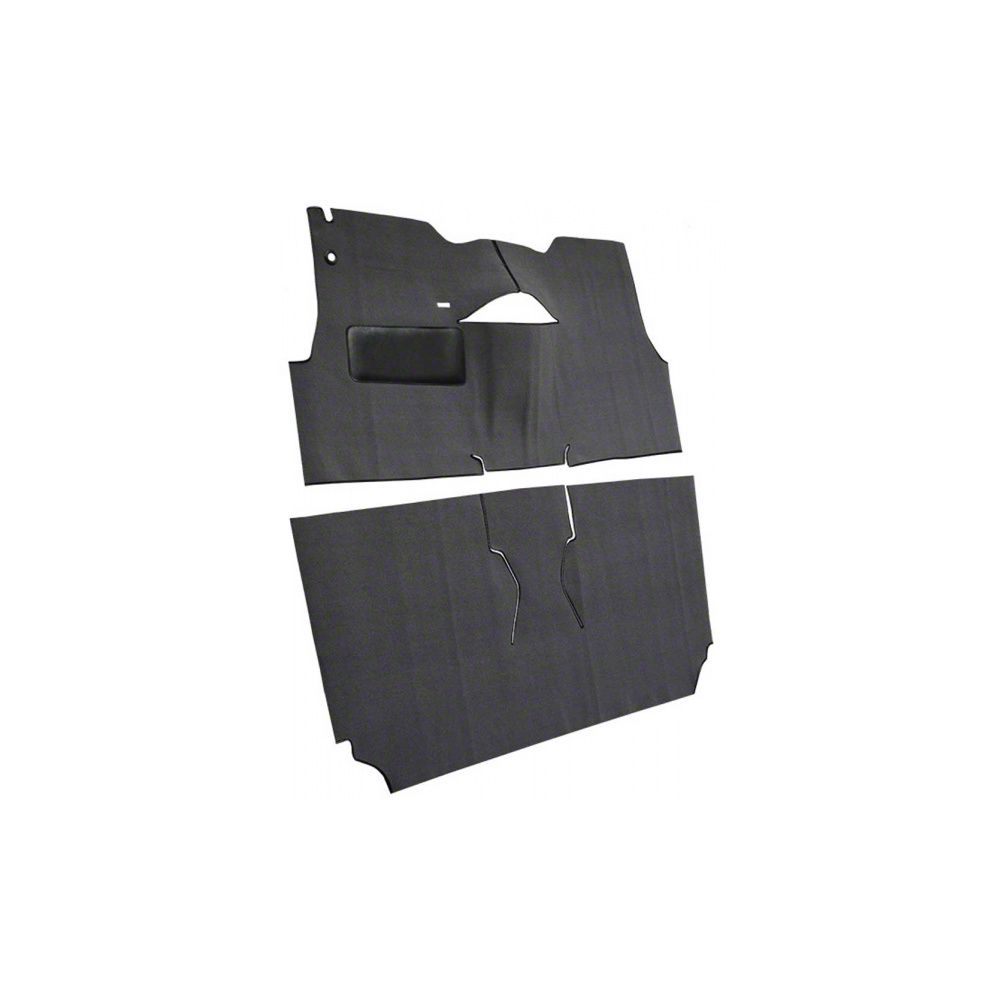 Ecklers Carpet, Loop, 2D HT, Bnch, Black (1955 Chevy Bel Air)