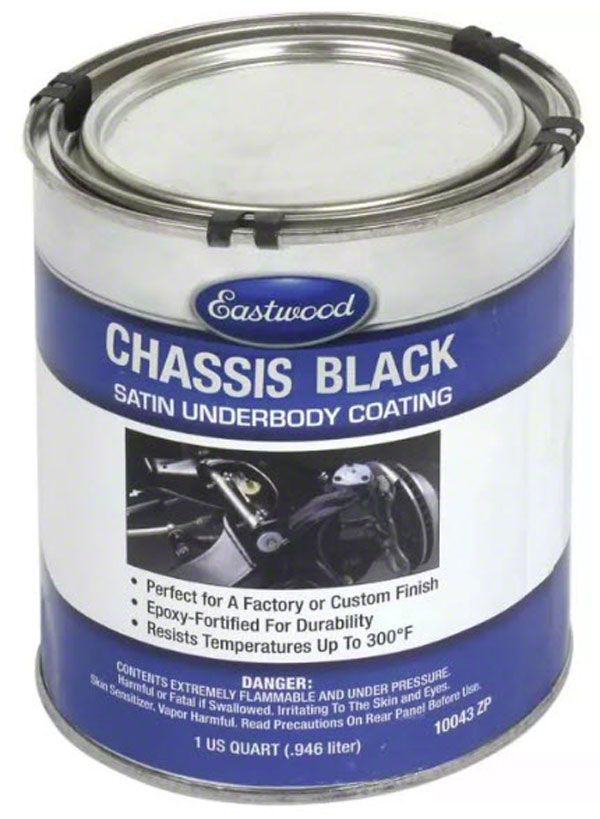 Ecklers Chassis Paint, Satin Black