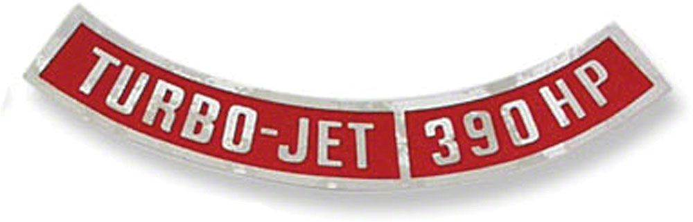 Ecklers Decal,Air Cleaner,Turbo-Jet 390 hp,64-72