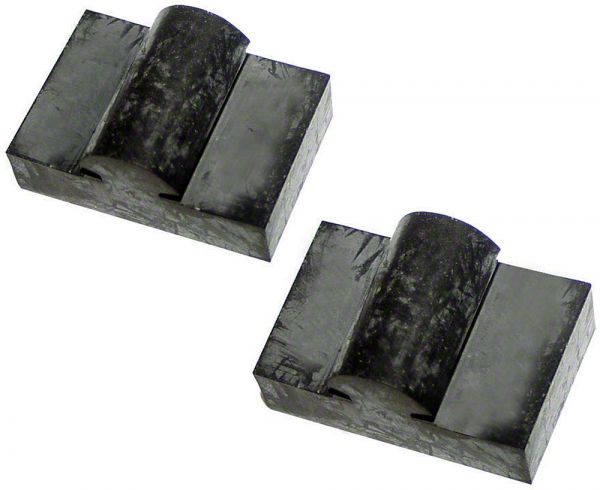 Ecklers Hood Bumpers,Rear,Pr,68-72