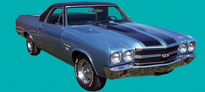 Ecklers Hood and Deck Stencil Kit (70-72 Chevelle)