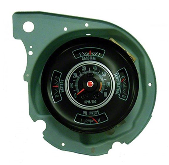 Ecklers Tachometer, 6000 Red Line, Original Style (1969 Chevelle)