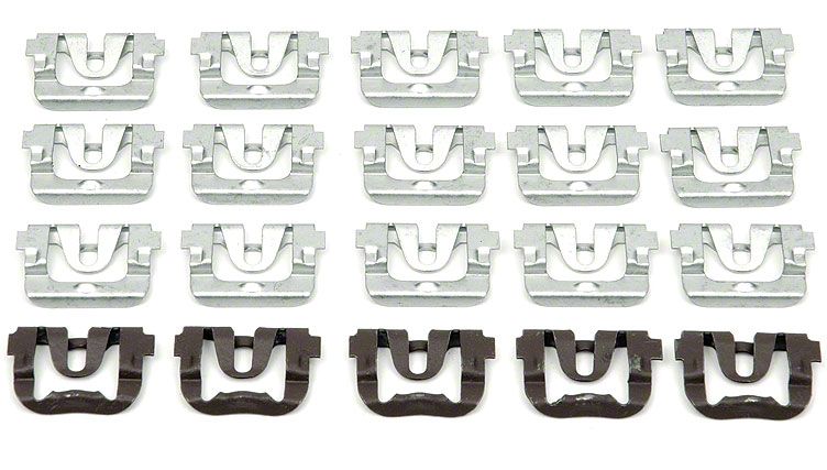 Ecklers Rear Window Molding Clip Set, Except Wagon (68-72 Chevelle)