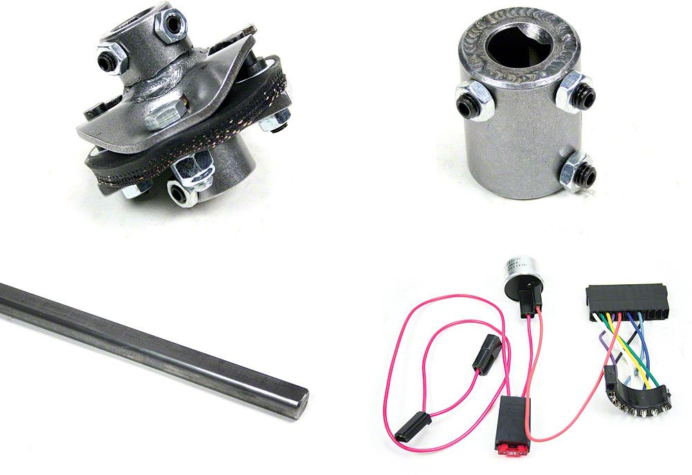 Ecklers Steering Column Installation Kit, 3/4-30 Spline Shaft, For Cars ...