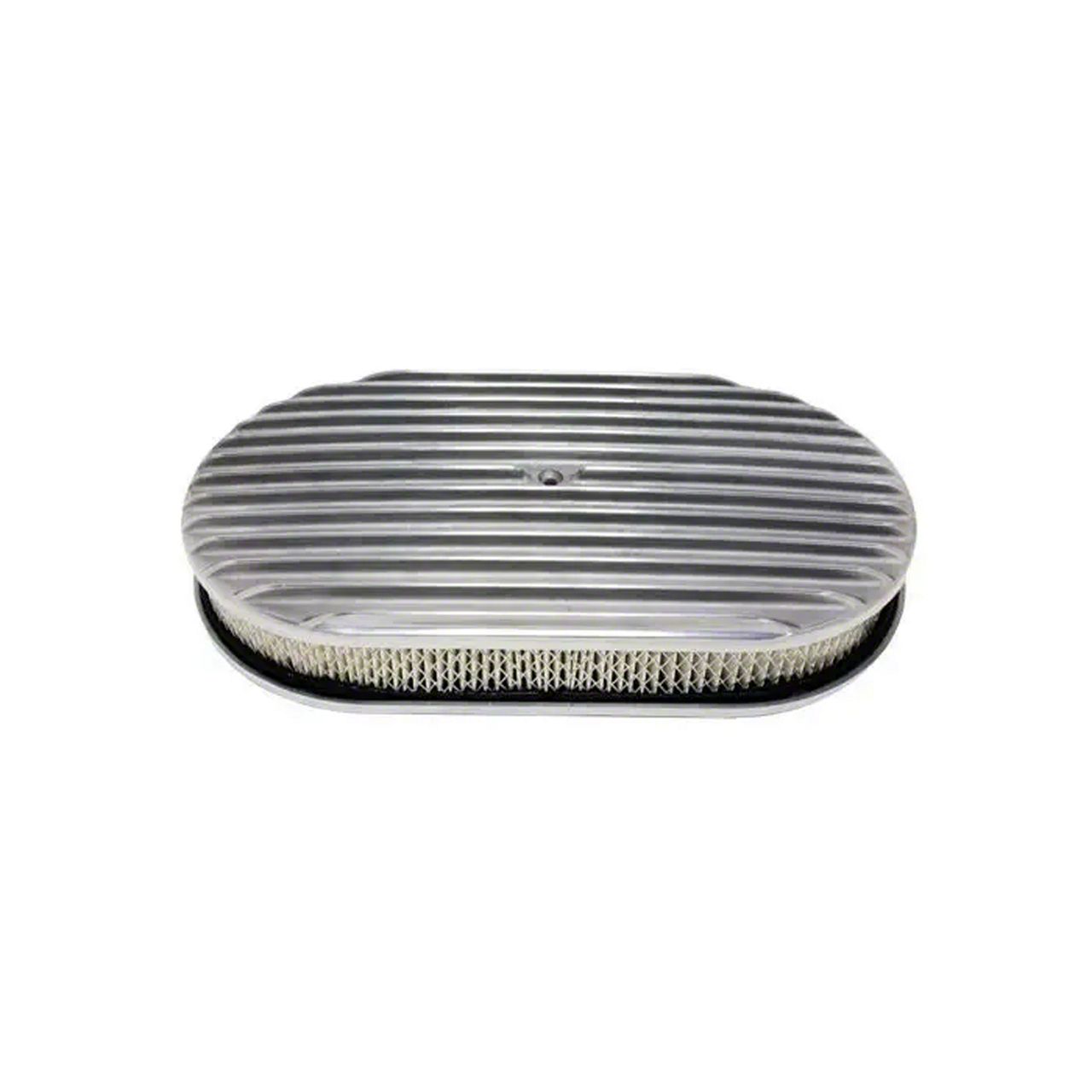 Ecklers Air Cleaner,Full Finned Polished Oval, 15