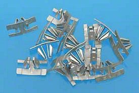 Ecklers Chevy Beltline Clips, Stainless Steel, Upper Quarter Window, 2 ...