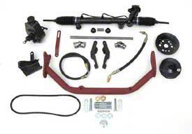 Ecklers Rack & Pinion Steering Mega Kit,BB w/Tilt Column Shift,55-57