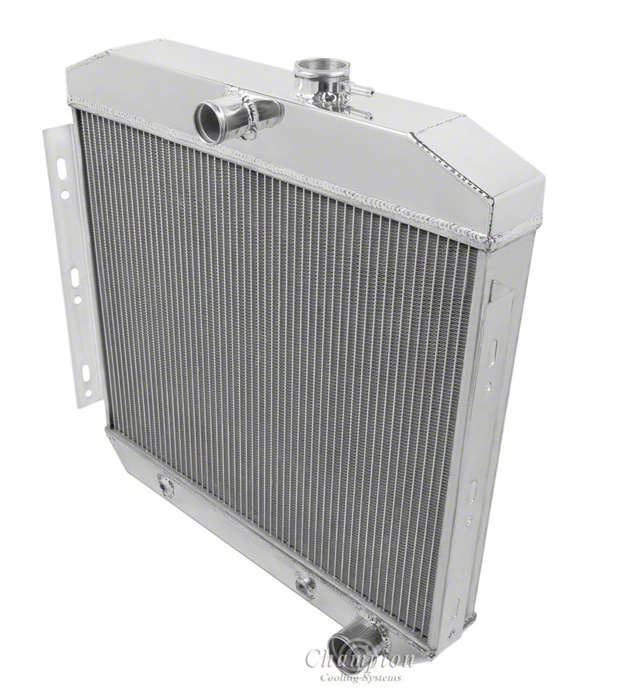 Ecklers Champion 3-Row Aluminum Radiator, 6-cylinder (55-56 Chevy Bel ...