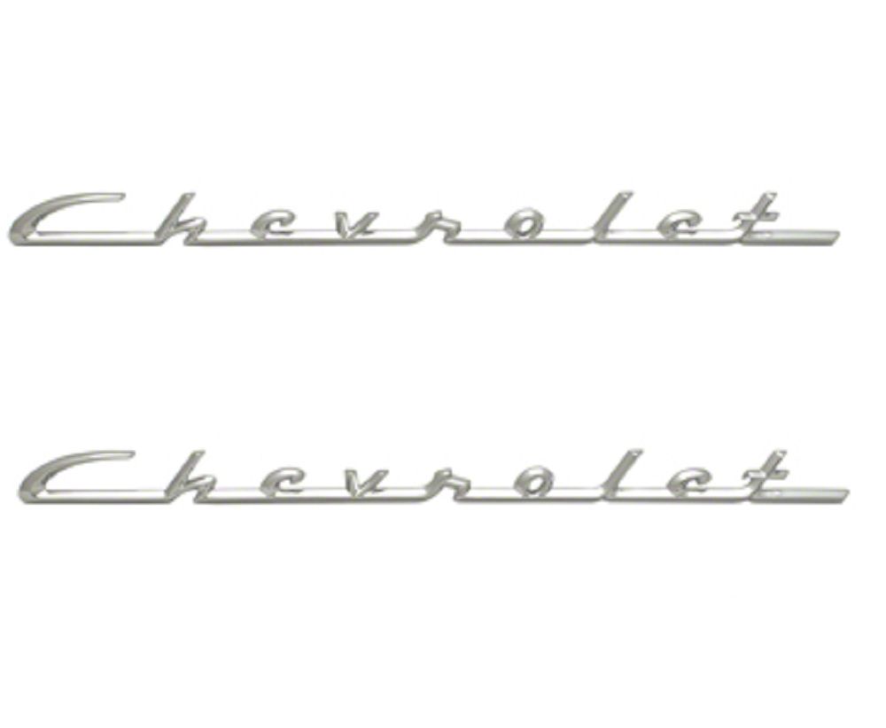 Ecklers Chevrolet Chrome Script (55-56 Chevy 150; 55-56 Chevy 210)