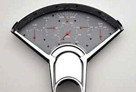 Ecklers Classic Instruments Updated Gauge Kit, With Gray Face, White ...