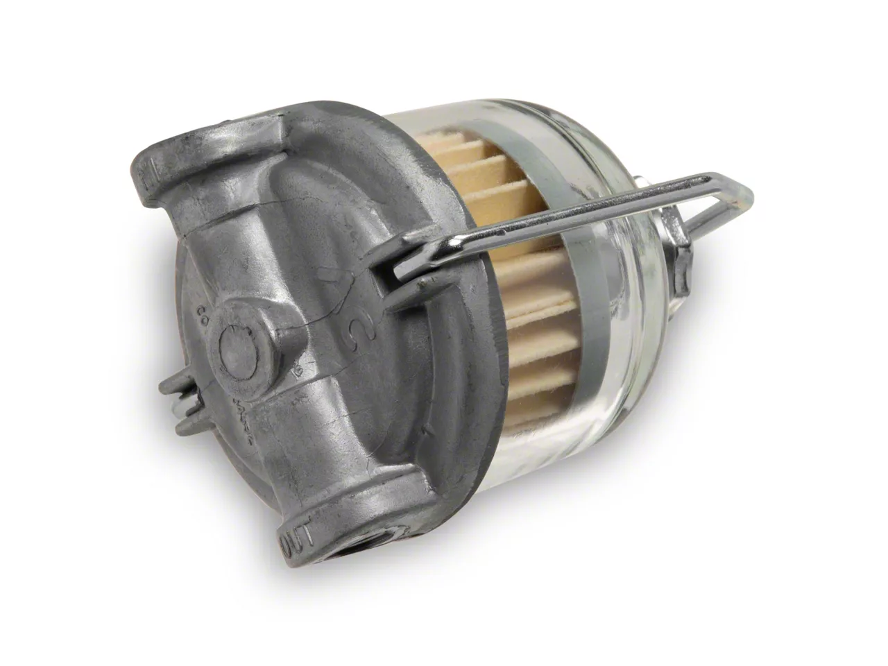 Ecklers Glass Bowl Fuel Filter Assembly (55-57 150, 210, Bel Air, Nomad)