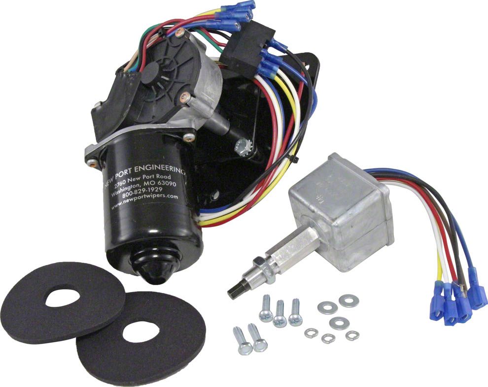 Ecklers Electric Wiper Motor, Replacement, With Delay Switch And Deep ...