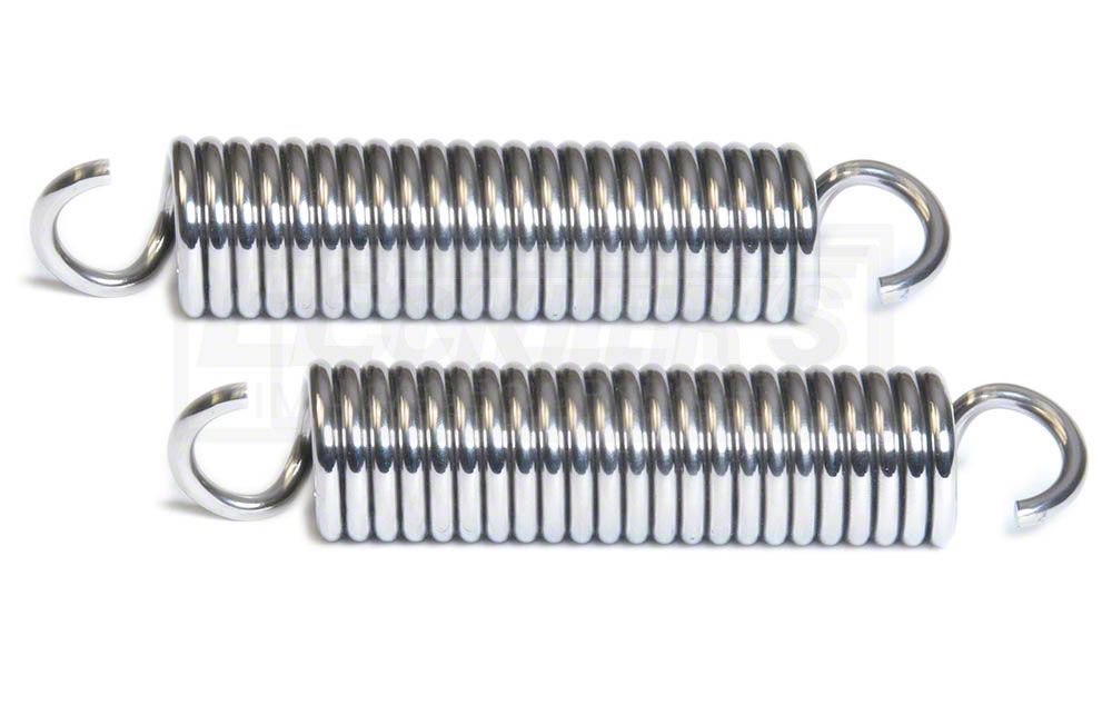 Ecklers Hood Hinge Springs, Polished Stainless Steel (1955 Chevy Bel ...